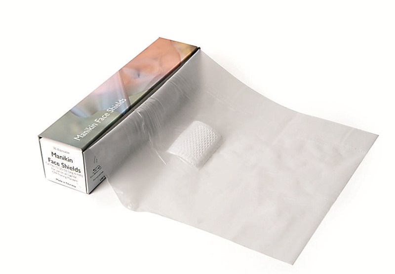 15120103 - Manikin Face Shields (6 rolls of 36 ea)